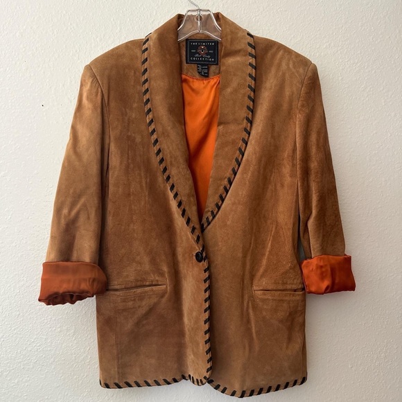 The Limited | Jackets & Coats | The Limited 0 Suededleather Blazer ...